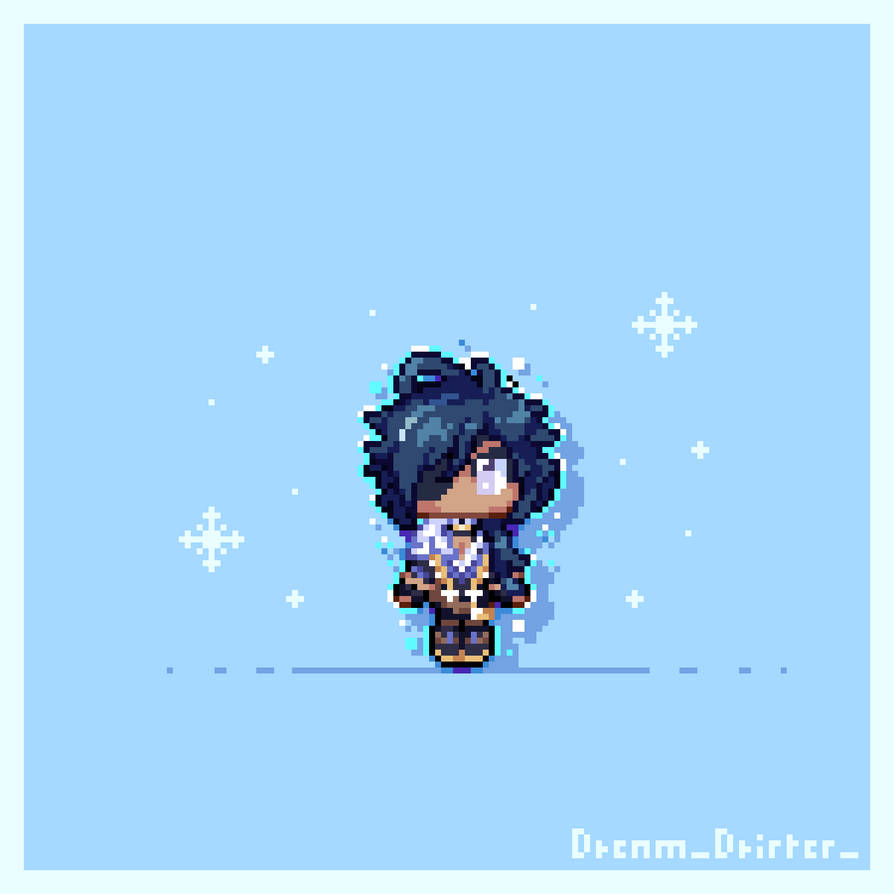 Pixel Kaeya By Mariothepixelarter On Deviantart