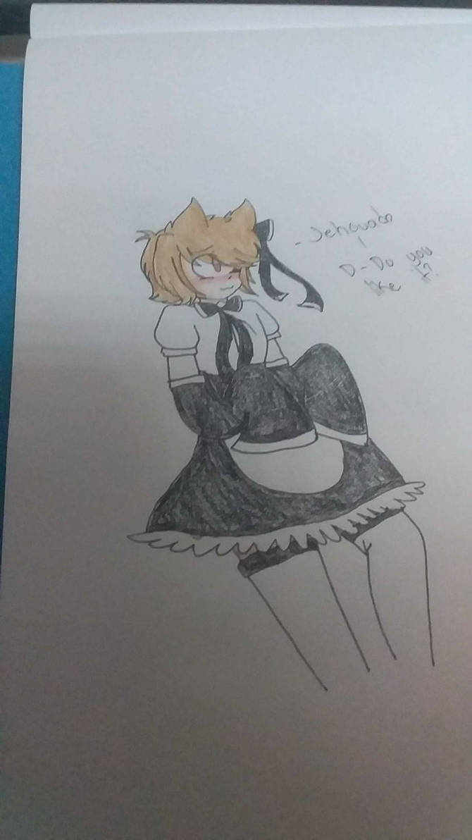Tord In A Maid Outfit By Dusknightshadedraws On Deviantart