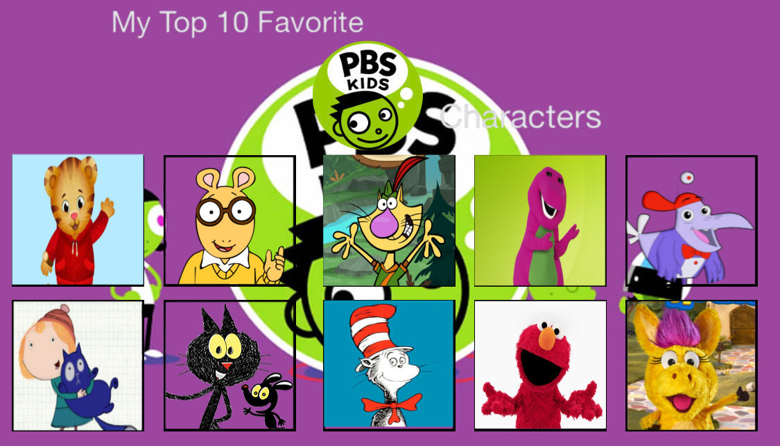 My Top Favorite PBS Kids Characters by torrjua11011 on DeviantArt My Top Favorite PBS Kids Characters by torrjua11011 on DeviantArt