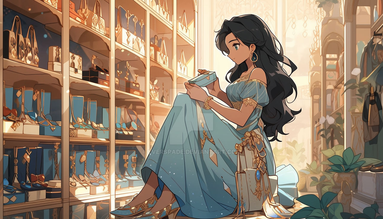 Princess Jasmine At The Saks Fifth Avenue 1 By Everspade On Deviantart