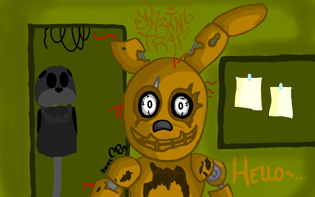 Fnaf 3 Springtrap By Randomart11 On Deviantart