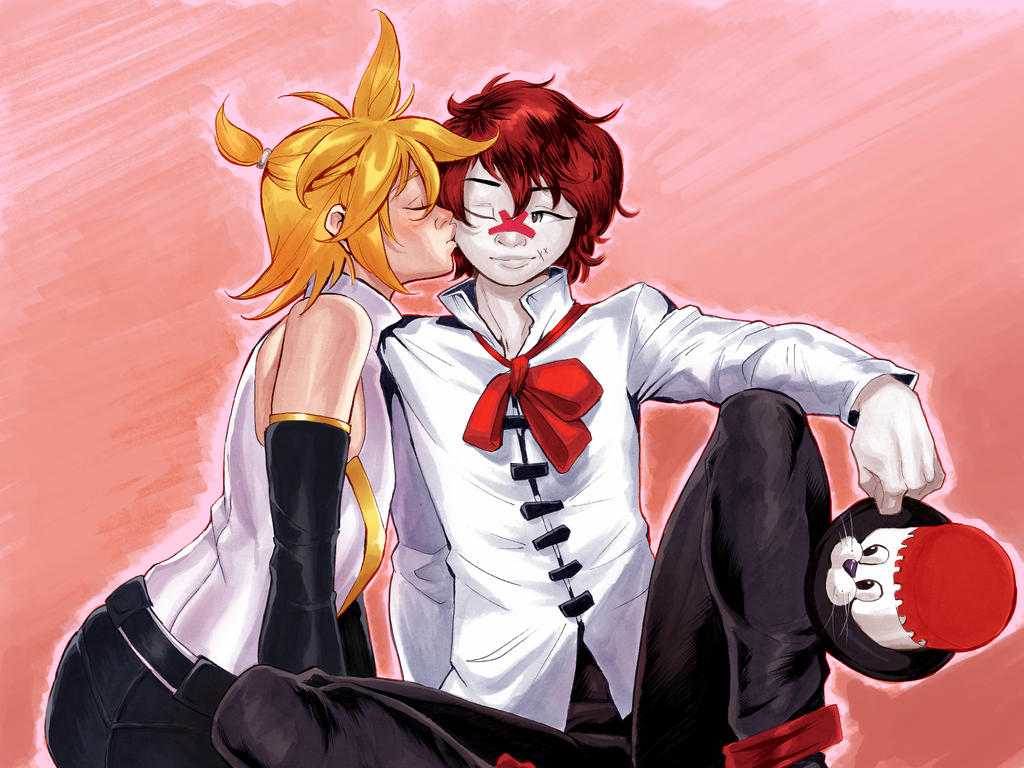 Request Fukase And Len By Jessecoyart On Deviantart