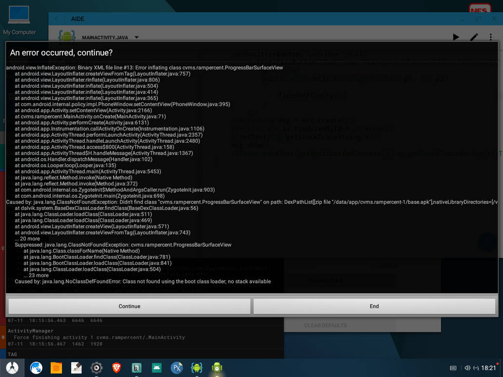 Androidviewinflateexception By Cvmsheep2022 On Deviantart