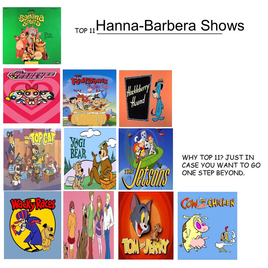 Top 11 Hanna Barbera Shows By Eddsworldfangirl97 On Deviantart