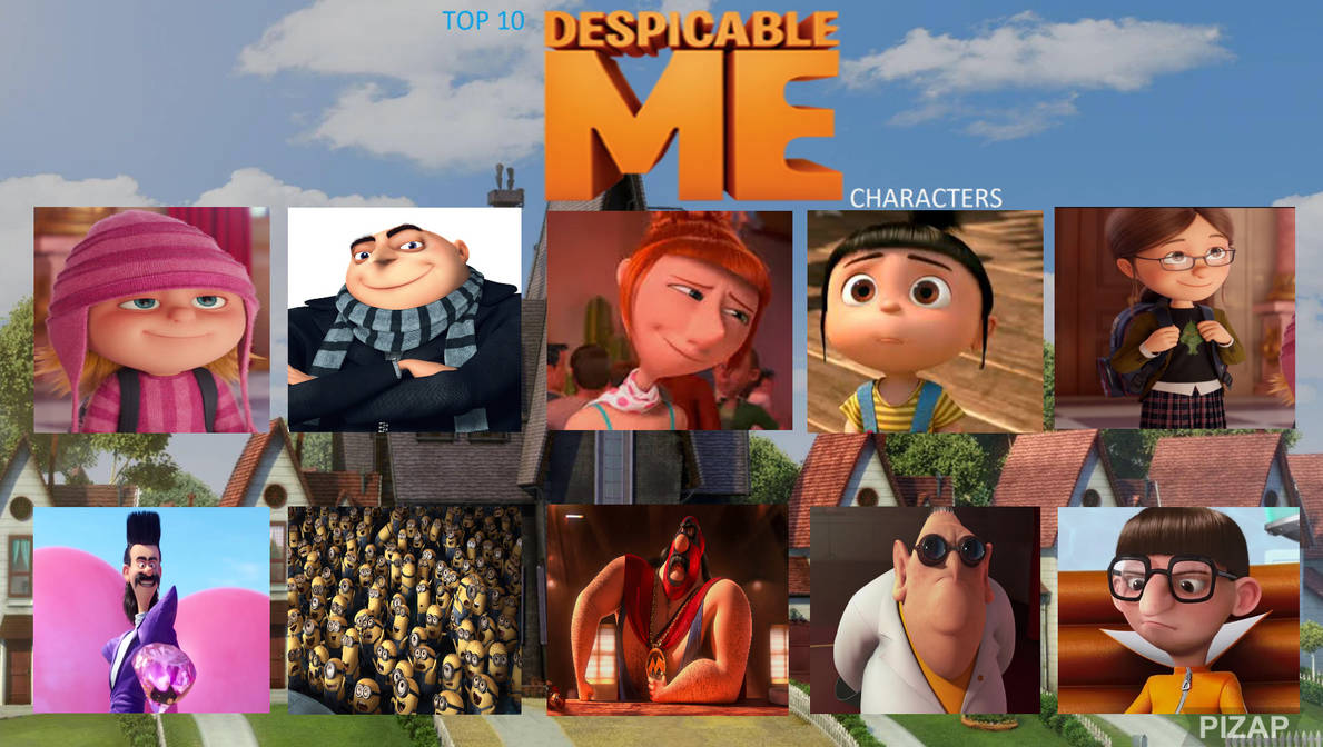 Top 10 Despicable Me Characters By Eddsworldfangirl97 On Deviantart