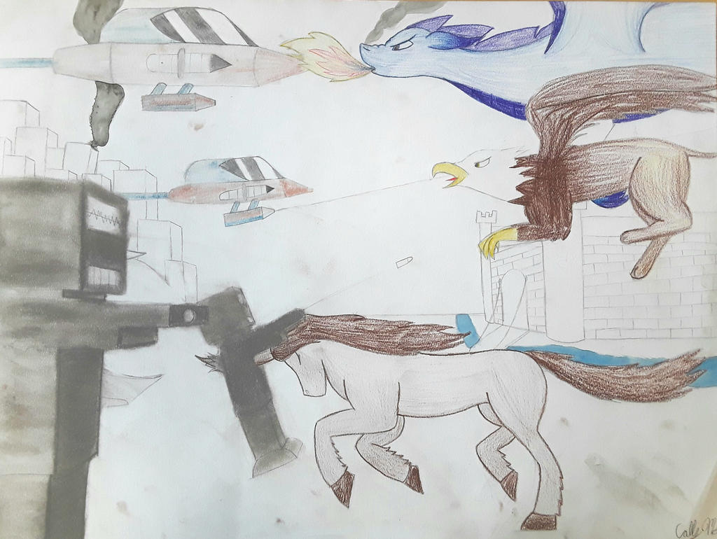 Fantasy VS Science Fiction Mixed Media Project By CreeperGirl03 On fantasy-vs-science-fiction-mixed-media-project-by-creepergirl03-on