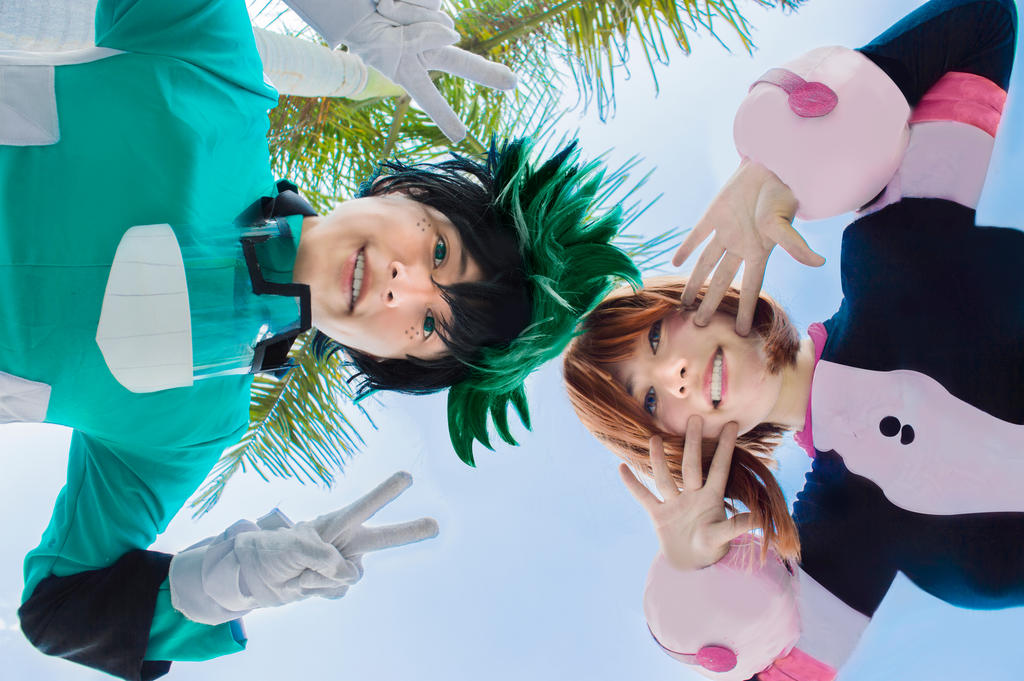 Deku X Uraraka Cosplay By Elmegos On Deviantart
