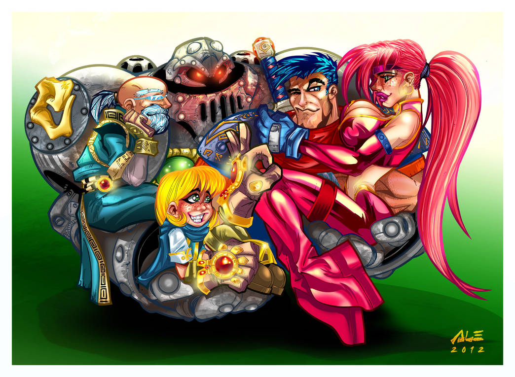 Battle Chasers Color By Aleroger On Deviantart