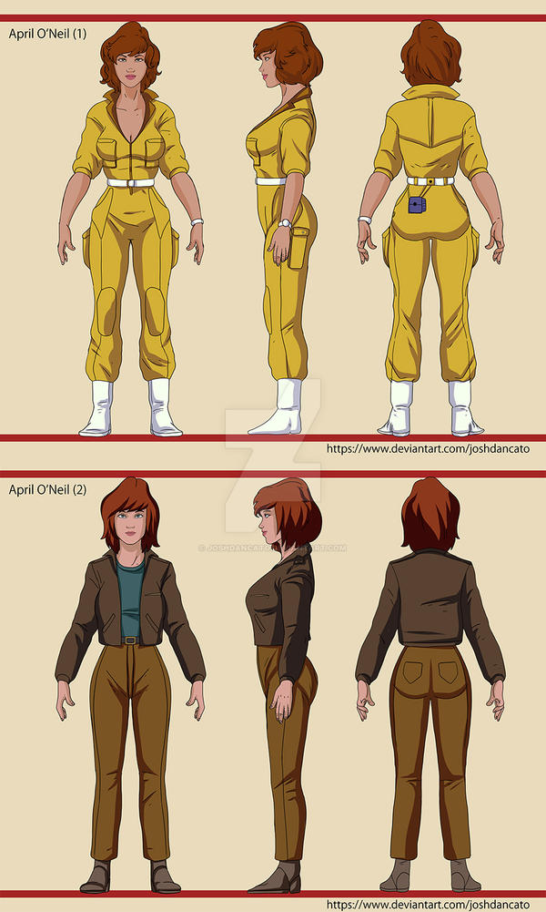 Tmnt April Oneil Model Sheet Commission Open By Joshdancato On Deviantart