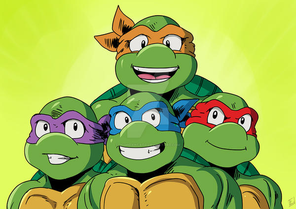 Tmnt Donnie Mikey Raph And Leo By Joshdancato On Deviantart