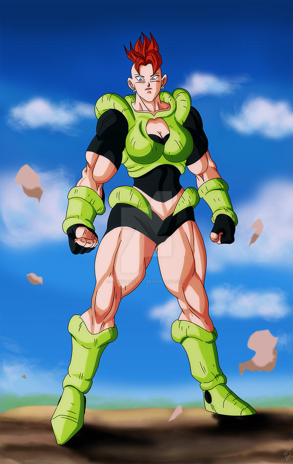 Dbz Android 16 Gender Bender By Joshdancato On Deviantart