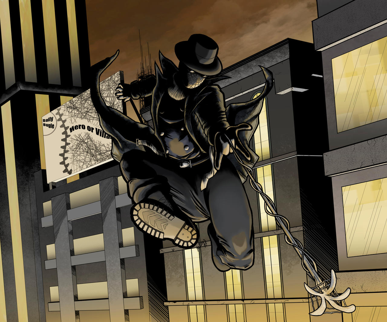 Spider Man Noir by Drawwonderland on DeviantArt Spider Man Noir by Drawwonderland on DeviantArt