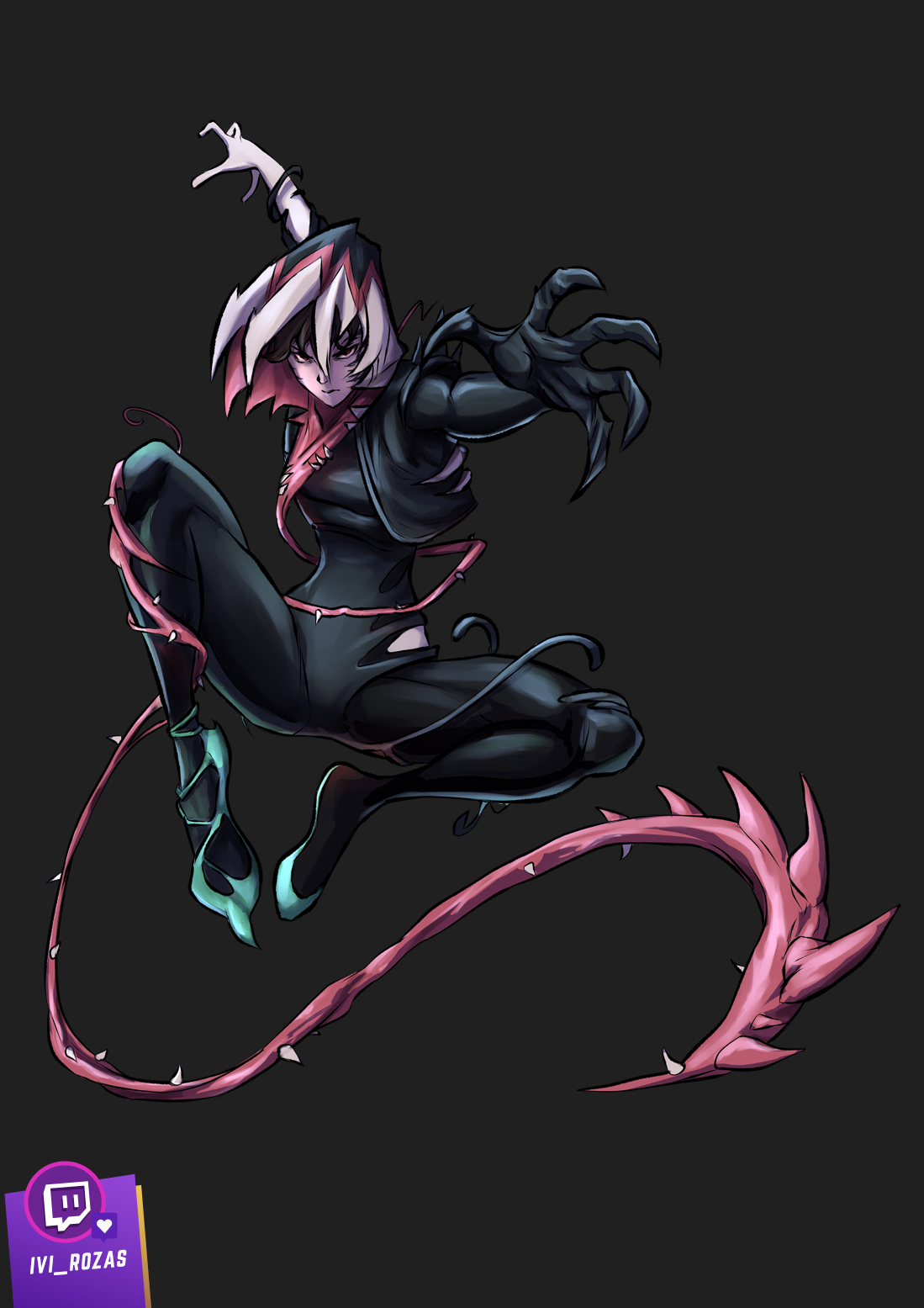Fan Art Spider Gwen Venom By Ivirozas On Deviantart