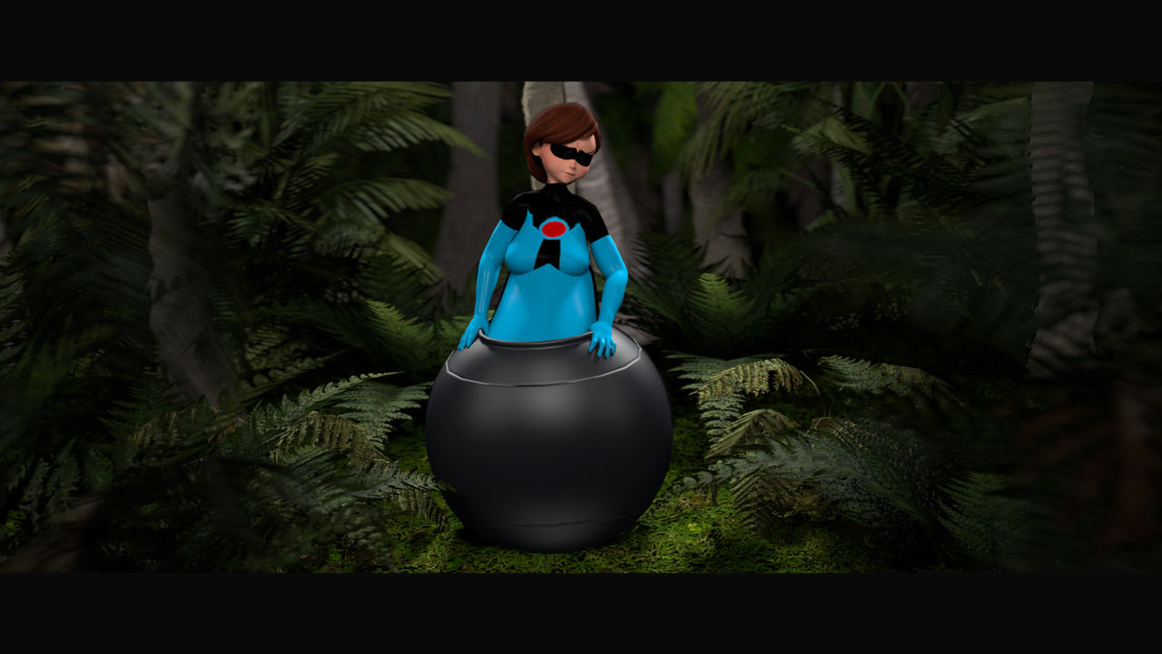 The Incredibles Elastigirl Stuck