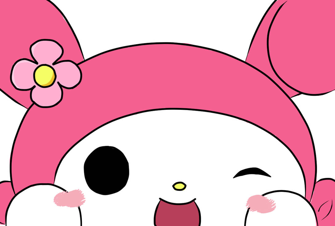 My Melody Face By Chichicherry123 On Deviantart