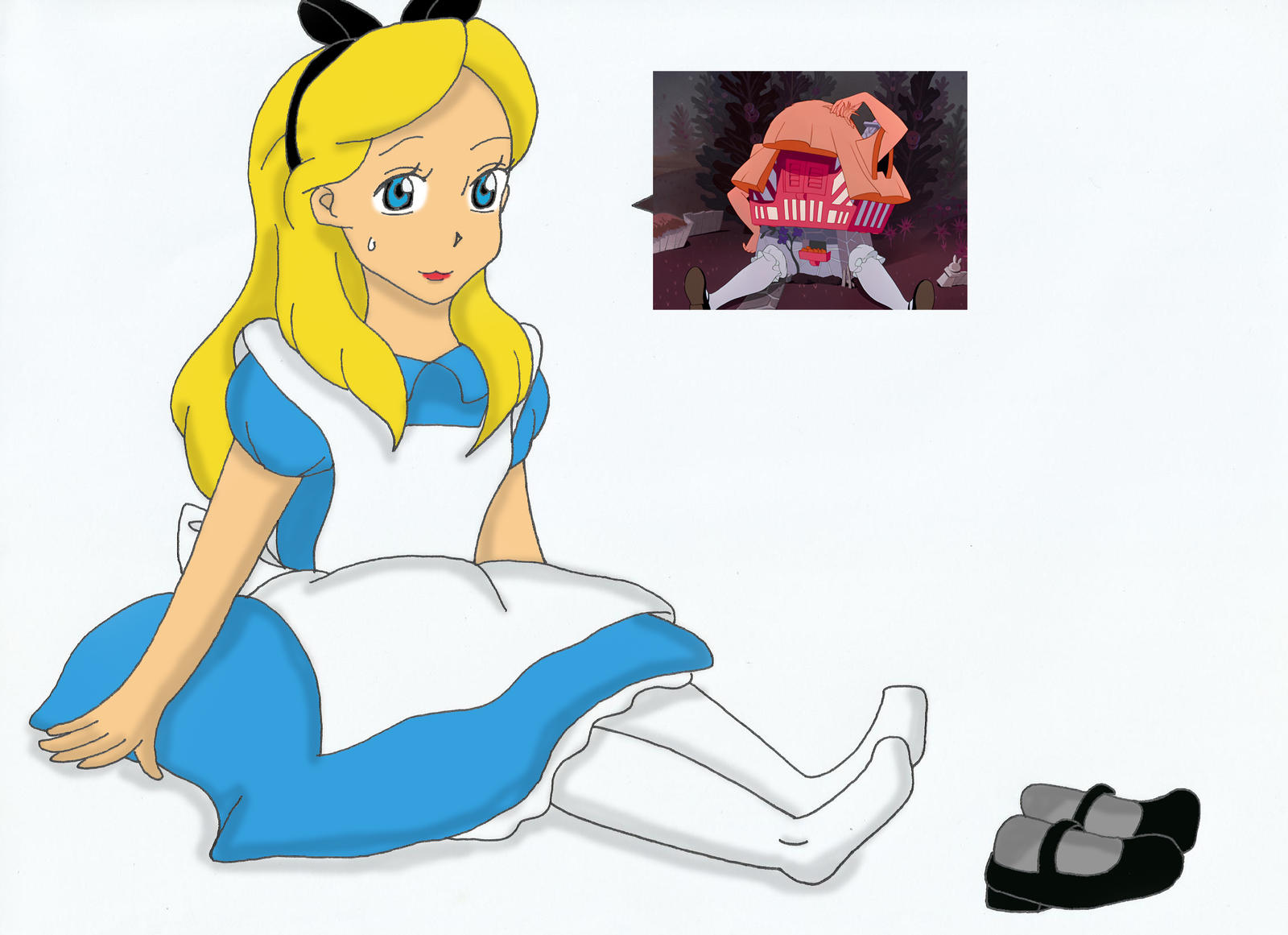 Alice Take Off Shoes By Jmaster1114 On Deviantart