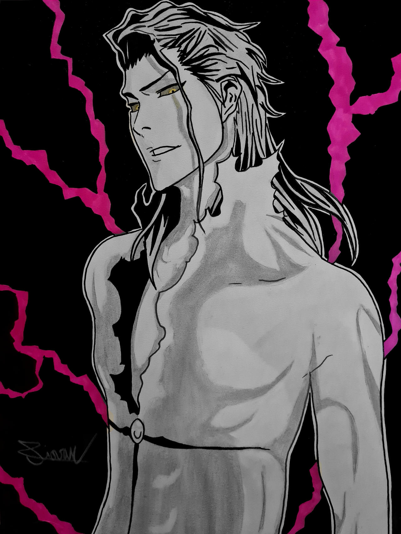 Sosuke Aizen Bleach By Stephane Piovan Draw On Deviantart