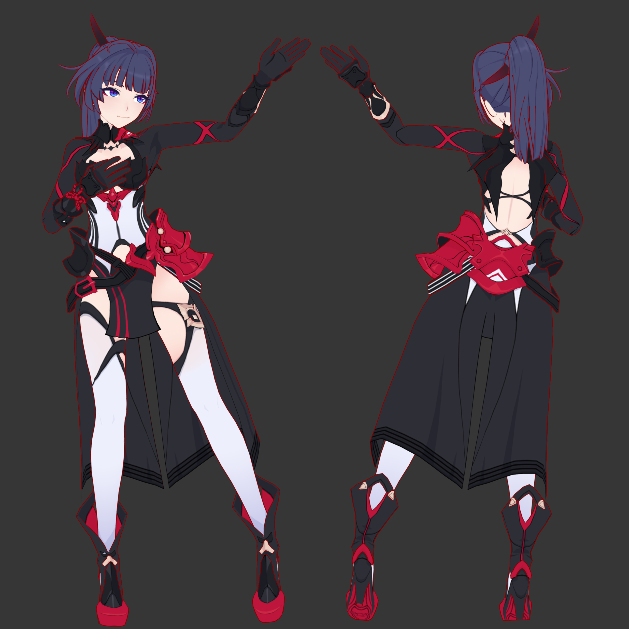 Orochi Cuirass Mmd Model Preview By Heaventa On Deviantart