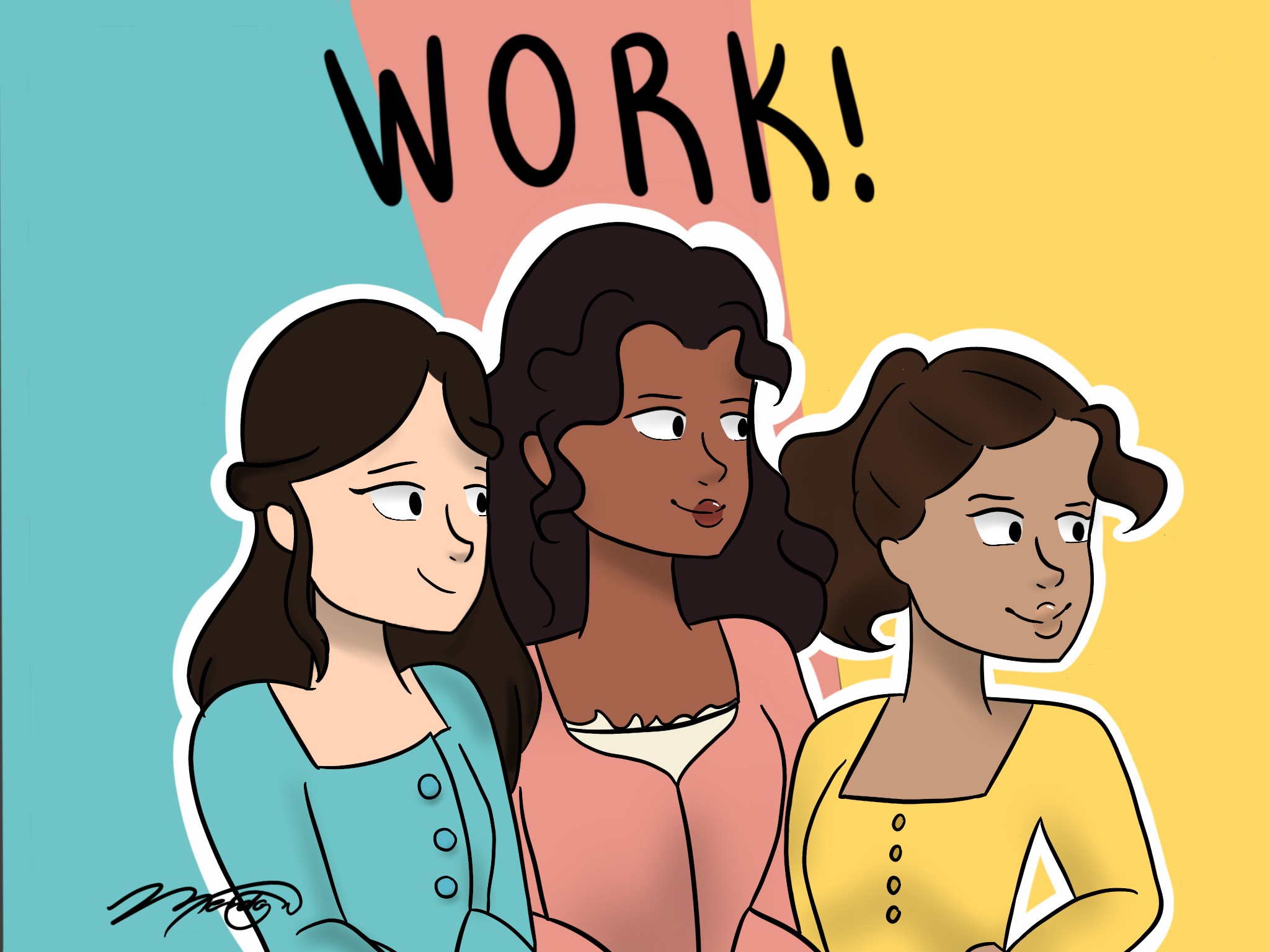 The Schuyler Sisters By Felinefangirl26 On Deviantart