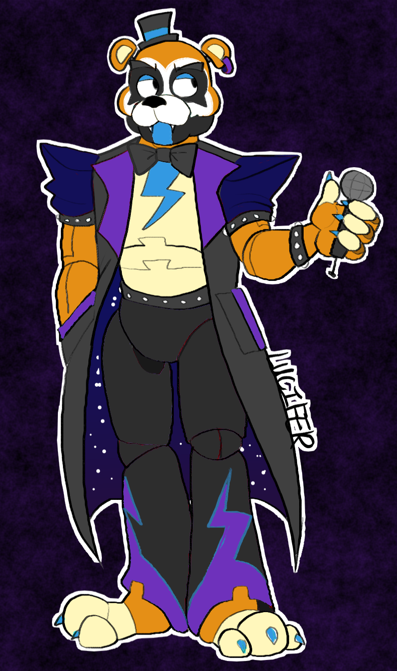 Glamrock Freddy Design Recolor By Luciferluzifer On Deviantart