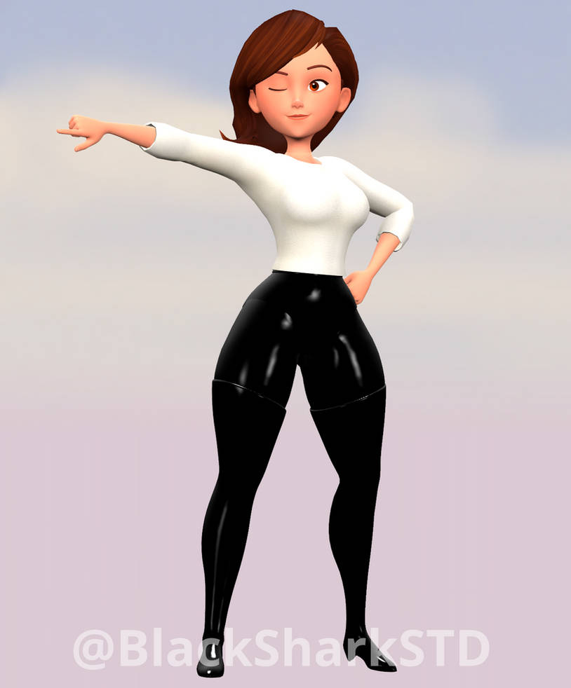Elastigirl Dancing The Para Para Boogie By Blacksharkstd On Deviantart