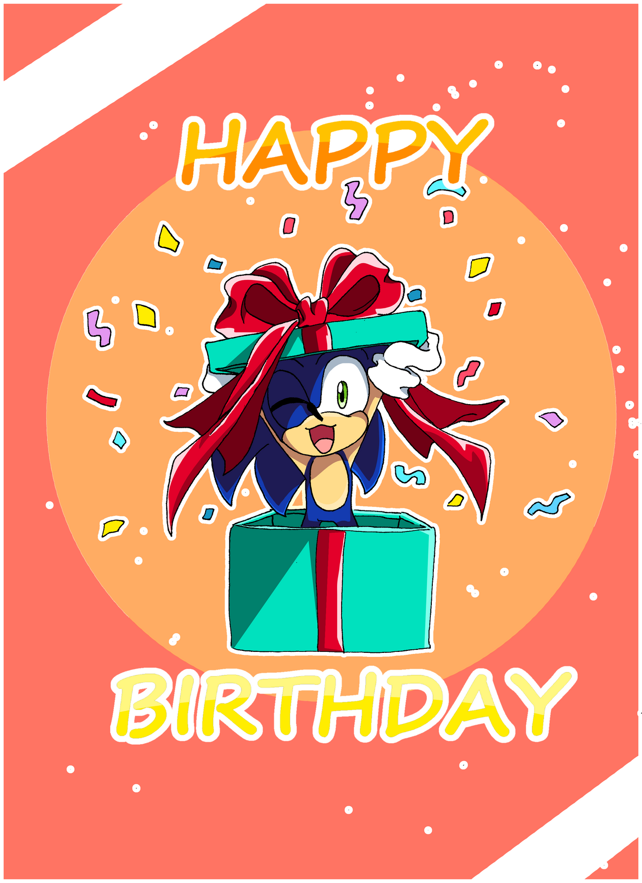 Sonic Birthday Surprise By Primadonnamuffin On Deviantart
