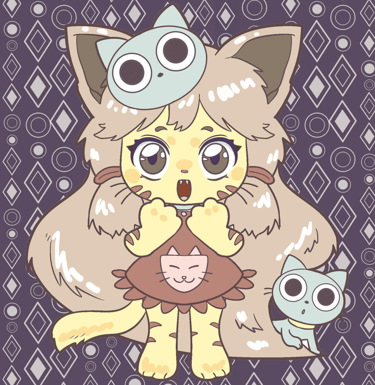 Chibi Cat Girl By Chibilovedoll On Deviantart