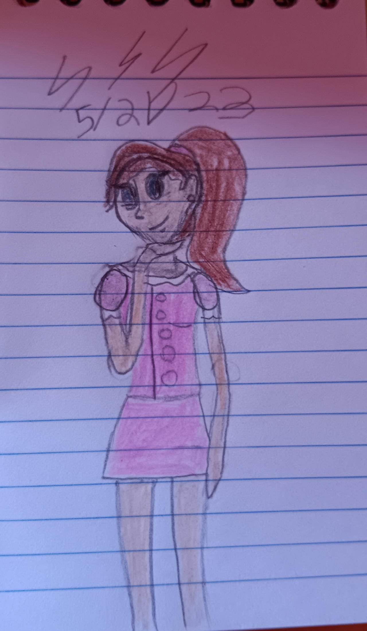The Girl In A Cute Pose By Roseprincessarts On Deviantart