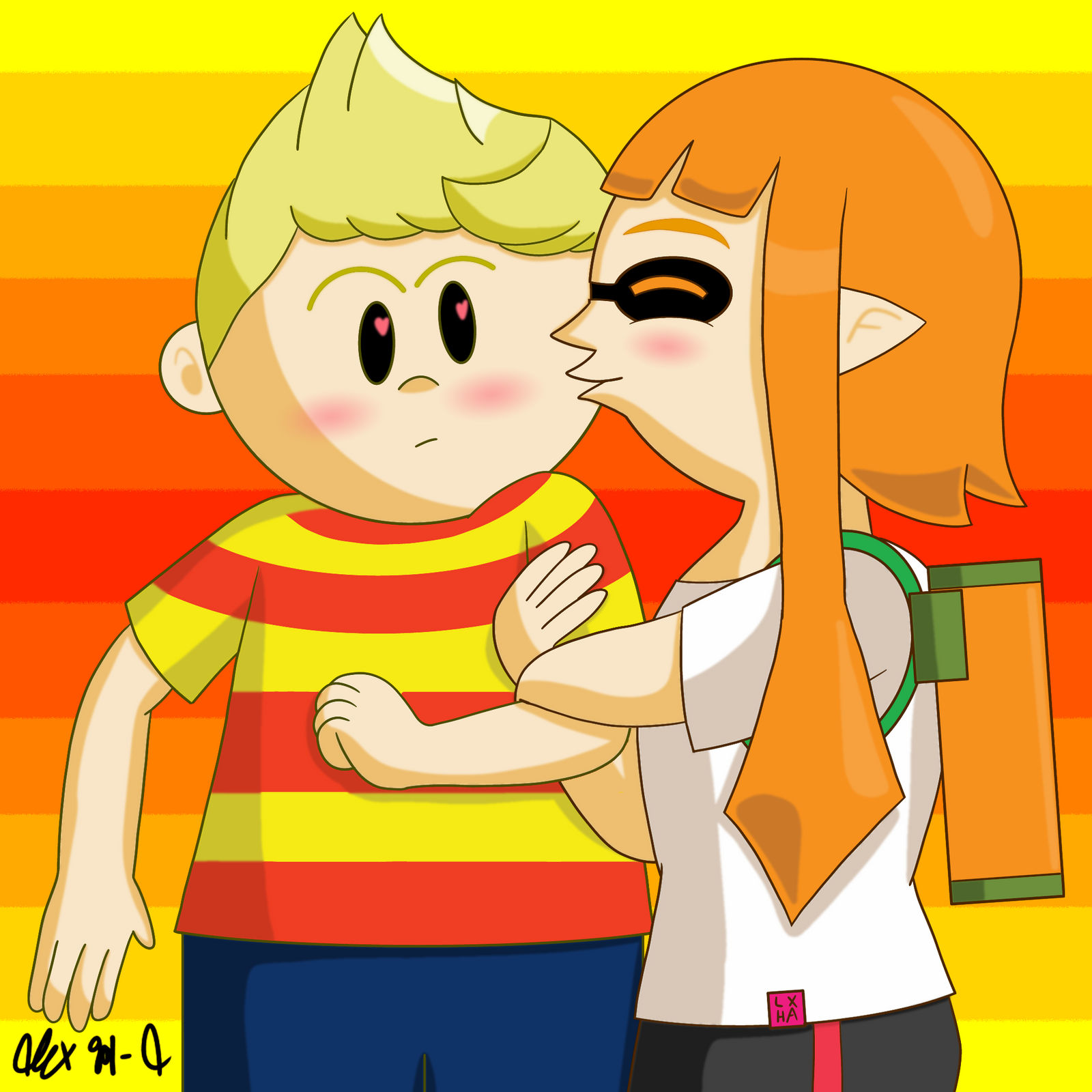 Sue Kiss Lucas By Rosalinassoulmate On Deviantart