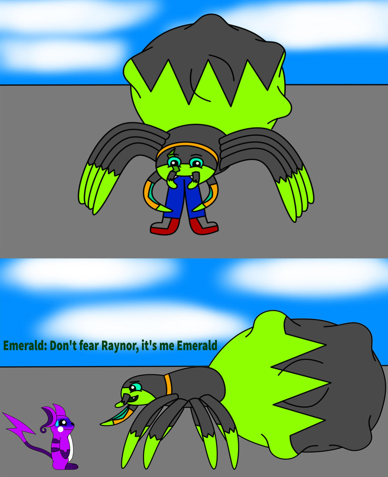 Emerald Spider Vore By Xemeraldfuryx On Deviantart