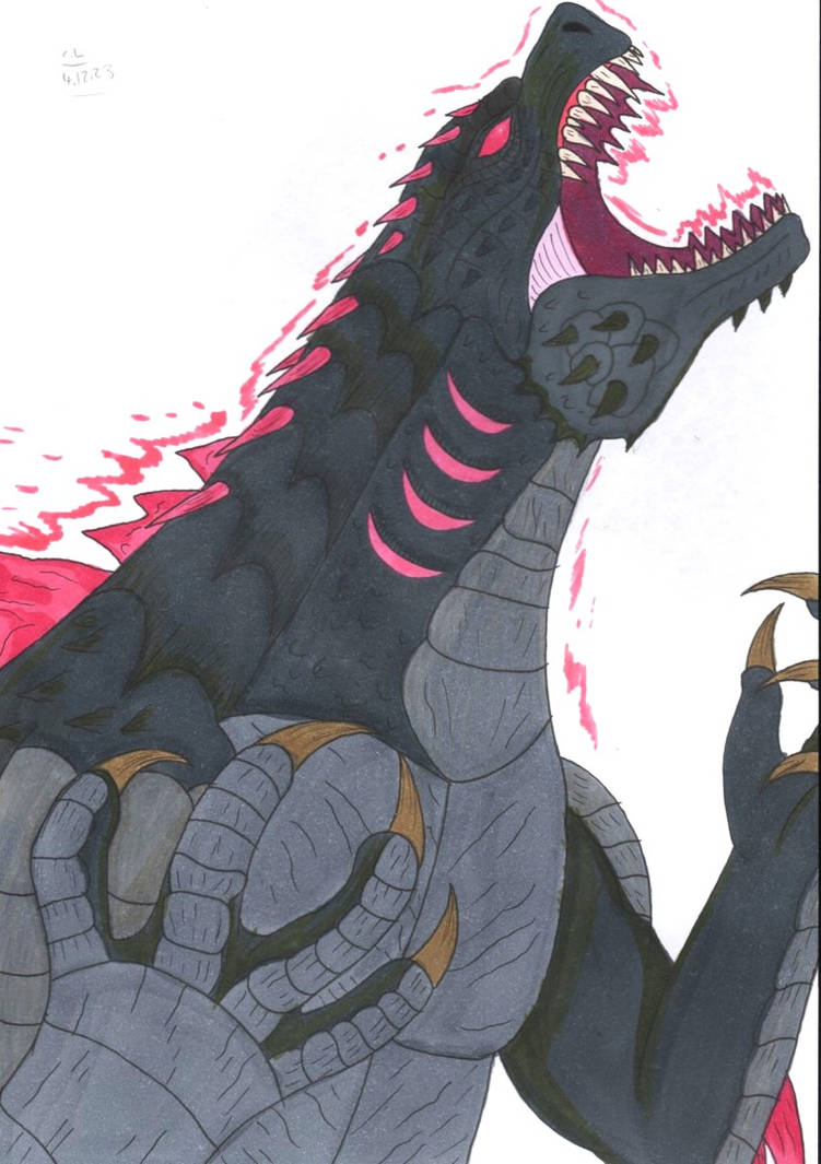 Godzilla Godzilla Evolved By Tyrannuss555 On Deviantart