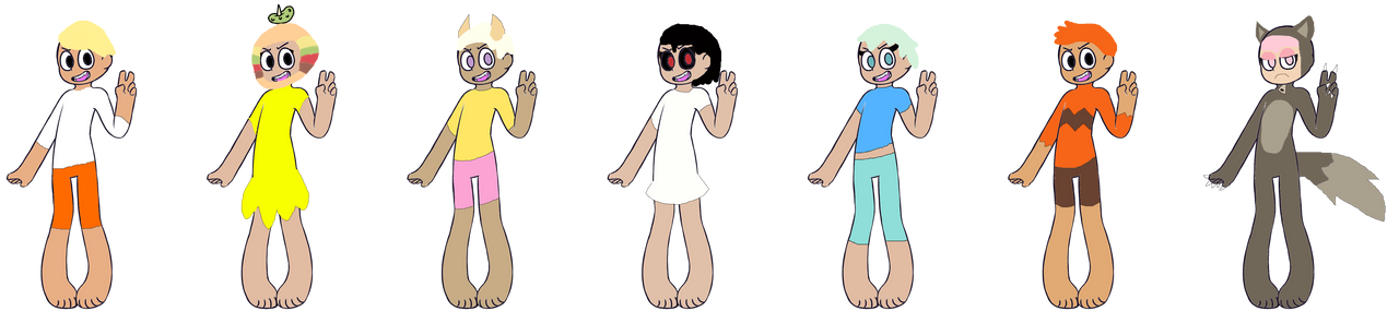 Chikn Nuggit Gang As Humans Full By The Mmt On Deviantart