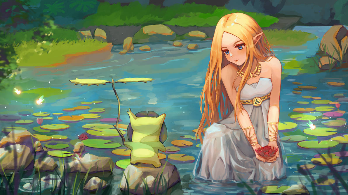 Zelda And Korok By Libergilt On Deviantart