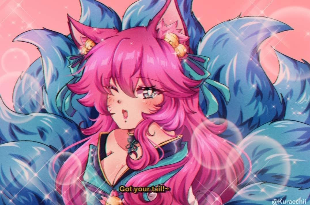 Spirit Bloossom Ahri Commission By Kuracchii On Deviantart