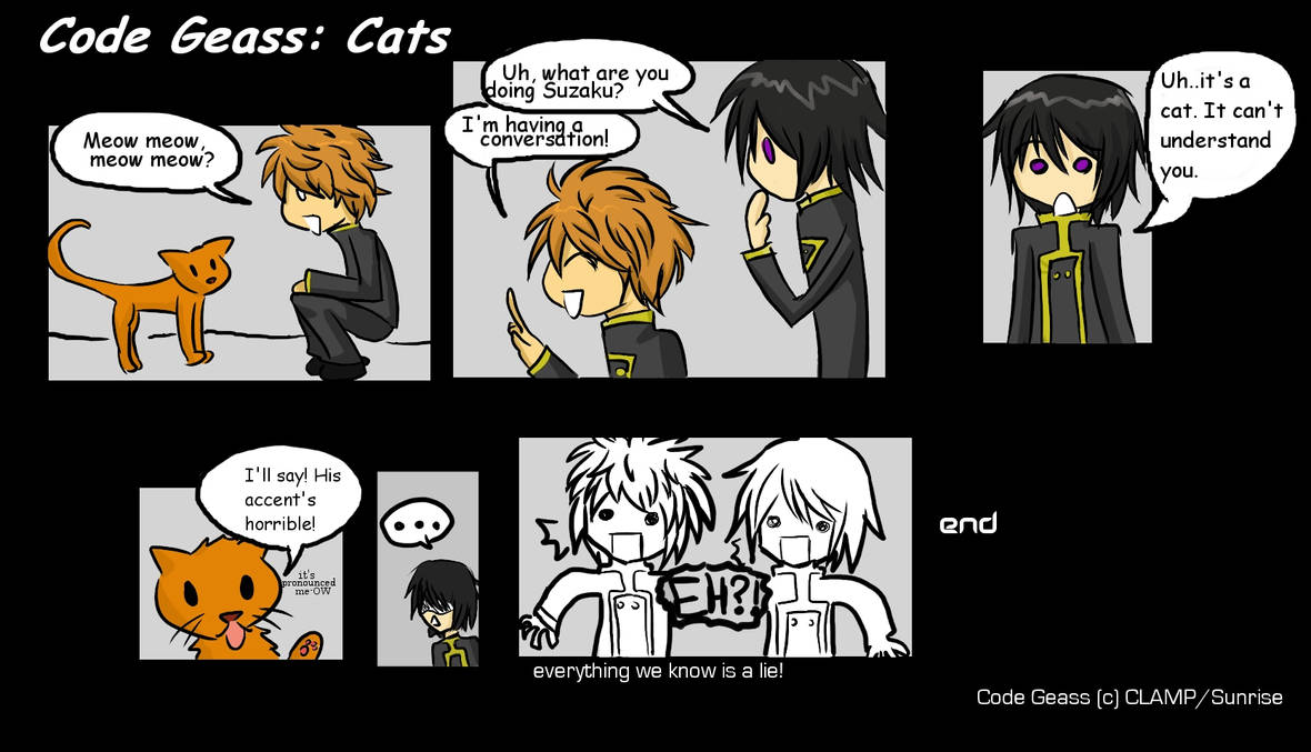 Code Geass Cats By Sugar Holic On Deviantart