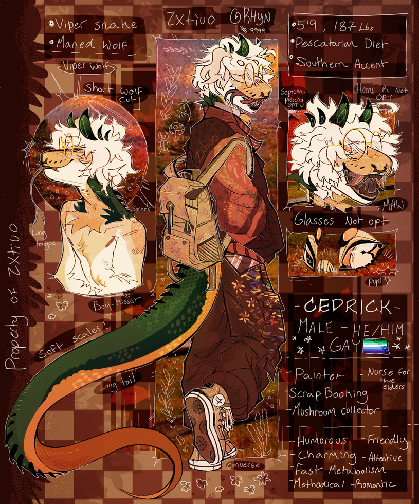 Cedrick Oc Red Background By Coyiske On Deviantart