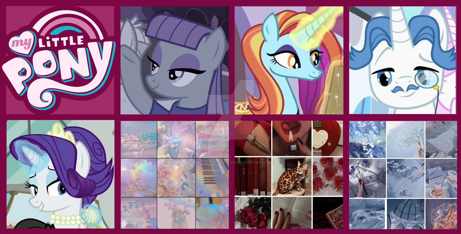 Mlp Breed Grid Rarity X Popular Ships 03 Clos By Rose Moonlightowo