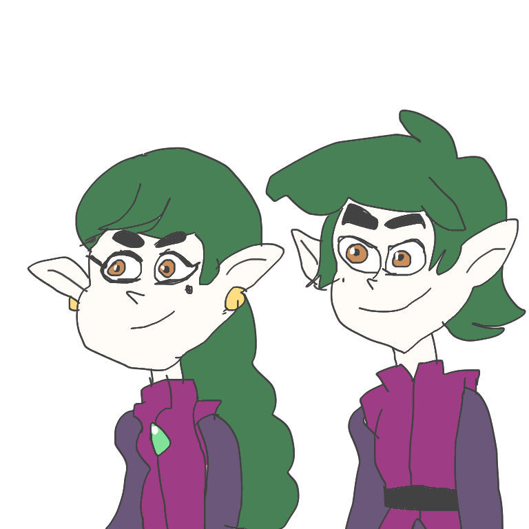 The Owl House Emira And Edric Blight By Totallytunedin On Deviantart
