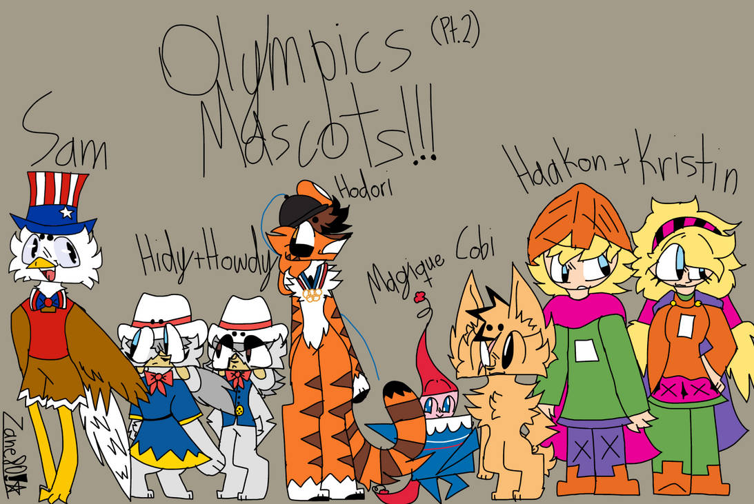 Olympics Mascots Pt2 By Mascotenjoyer80 On Deviantart