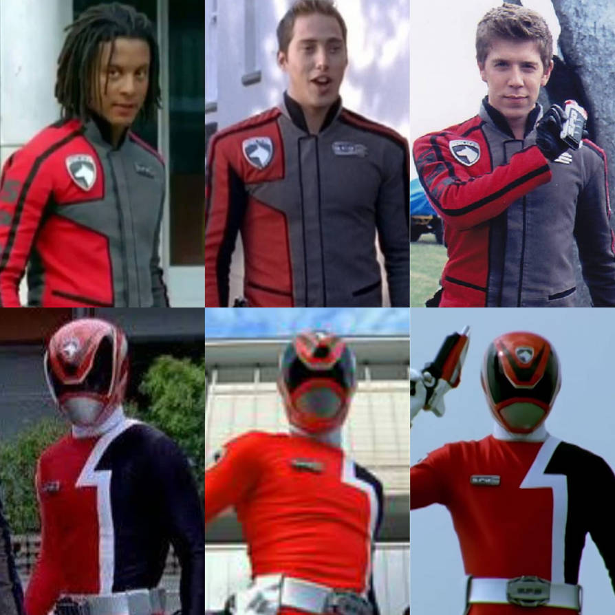 Spd Red Rangers By Jumon 30 On Deviantart