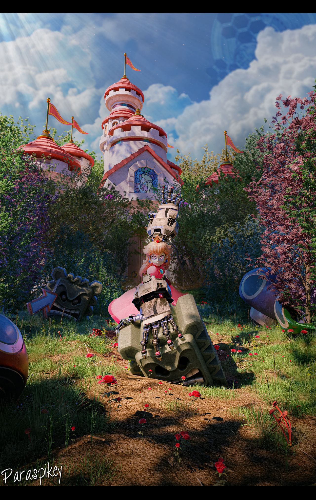 ~mecha Peach~ Blender By Paraspikey On Deviantart