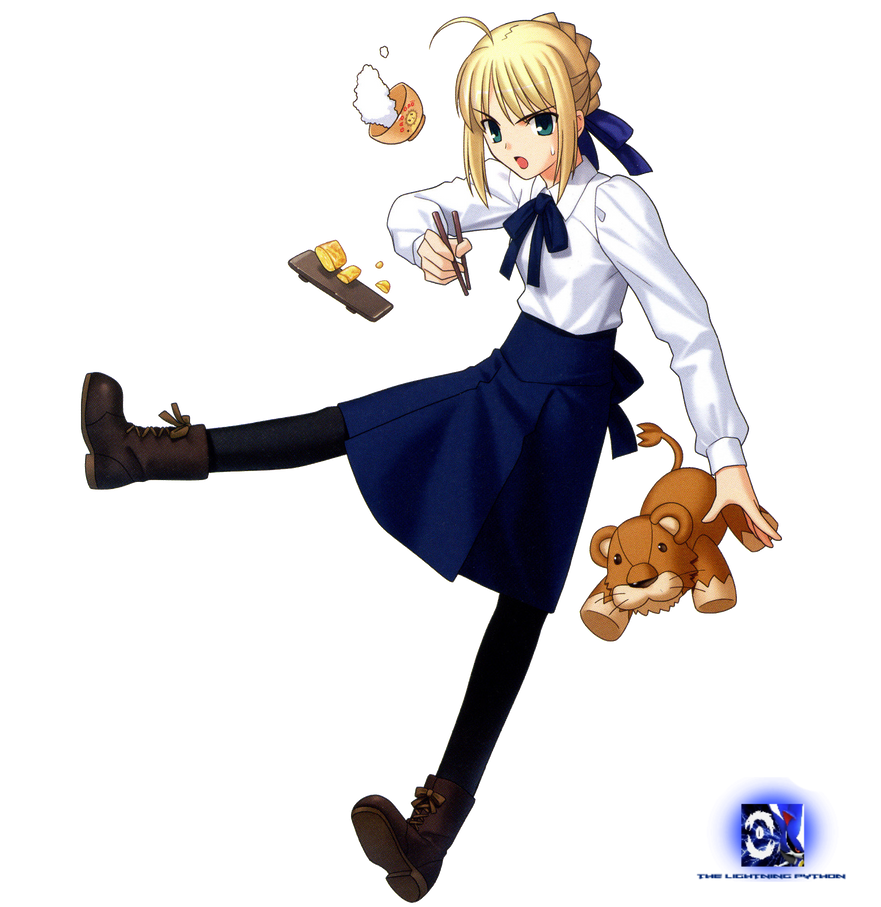 Fate Stay Night Saber Render 7 By Xelectromanx10 On Deviantart