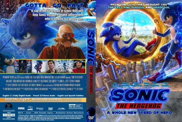 Sonic The Hedgehog Dvd Cover By Mamad092 On Deviantart
