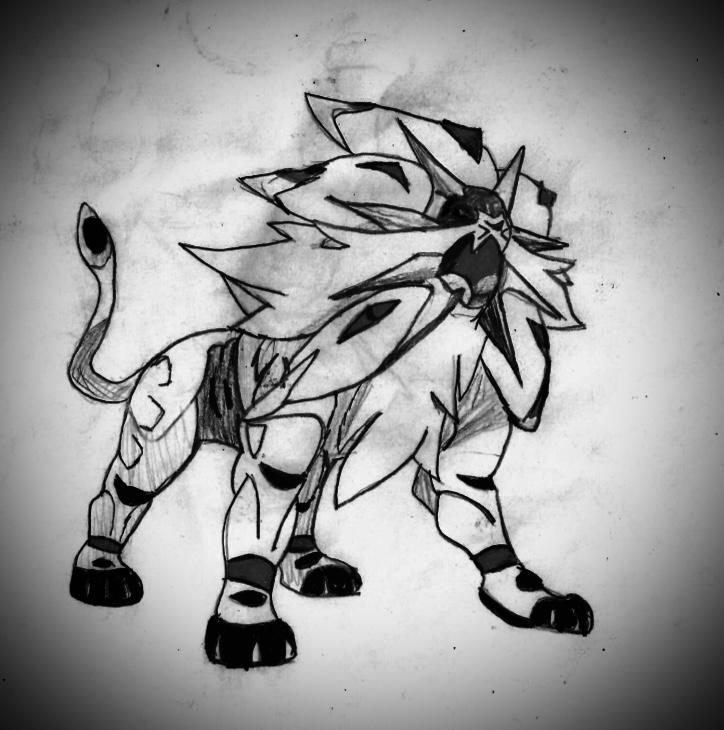 Solgaleo Drawing By A06k On Deviantart