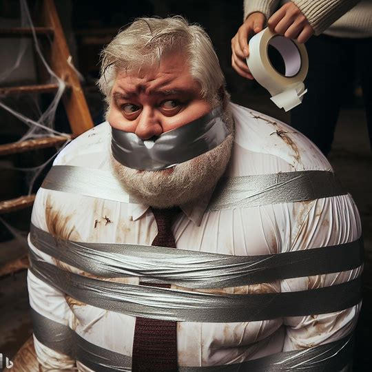 Old Man Taped Up By Jake32141 On Deviantart