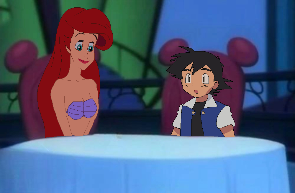 Ash And Ariel At The House Of Mouse By Brerdaniel On Deviantart