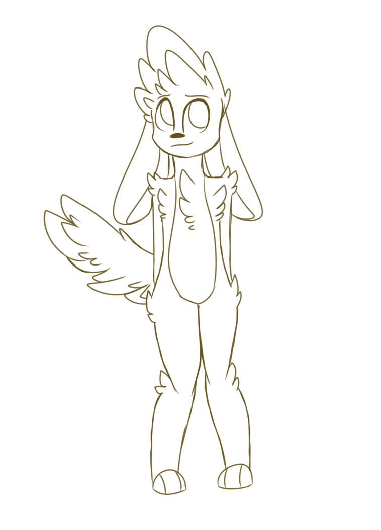 Furrie Anatomy Sketch1 By D Akii On Deviantart