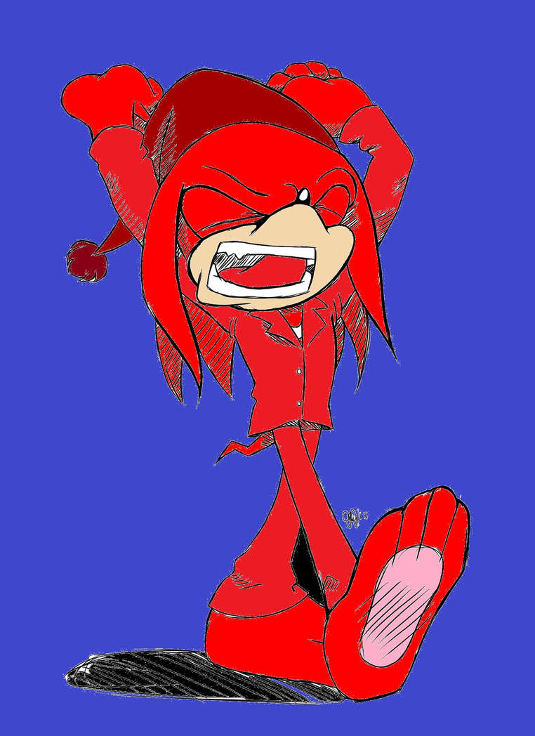 Sleepy Knux, (Collab) by SonicAndTailsfan64 on DeviantArt Sleepy Knux, (Collab) by SonicAndTailsfan64 on DeviantArt