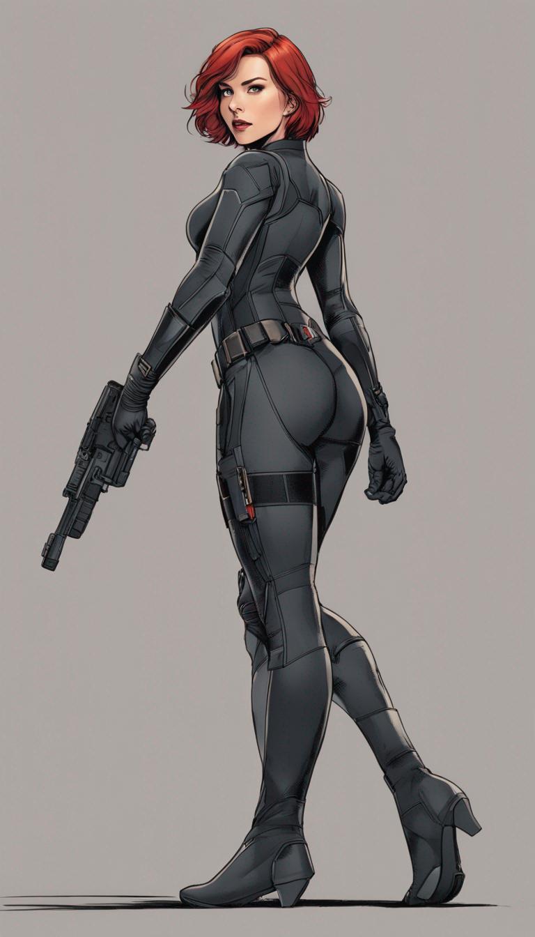 Black Widow Ai Art By Pookie9103 On Deviantart