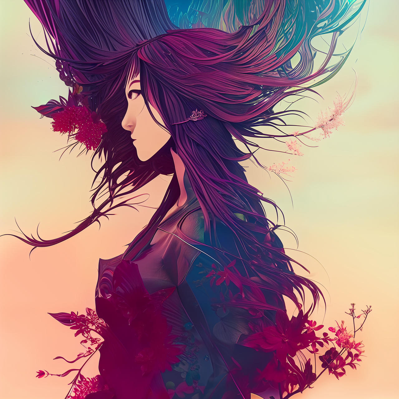 Violet Rays By Ariyaaiart On Deviantart